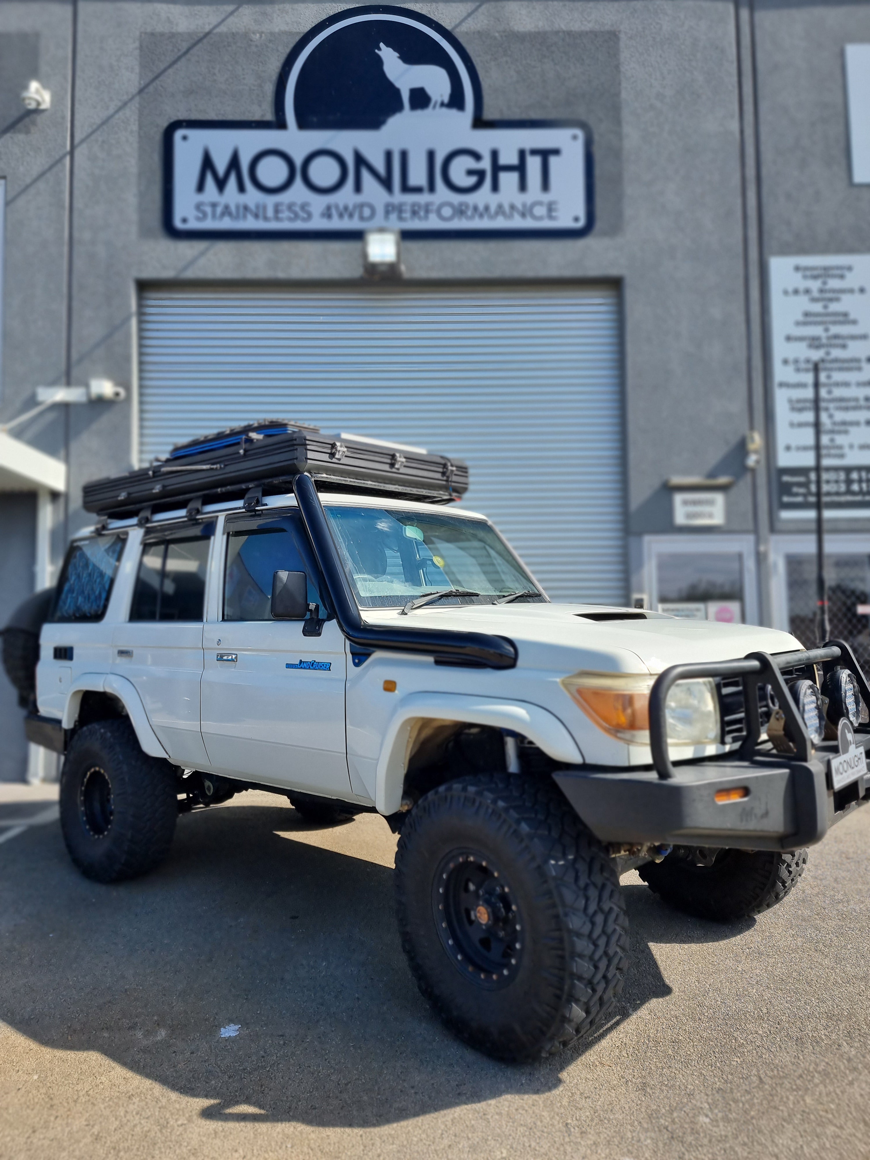 Toyota Landcruiser VDJ 70 Series – Moonlight Stainless 4WD Performance